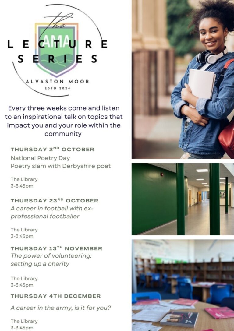Lecture Series - Alvaston Moor Academy